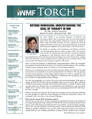 IWMF Torch - International Waldenstrom’s Macroglobulinemia Foundation